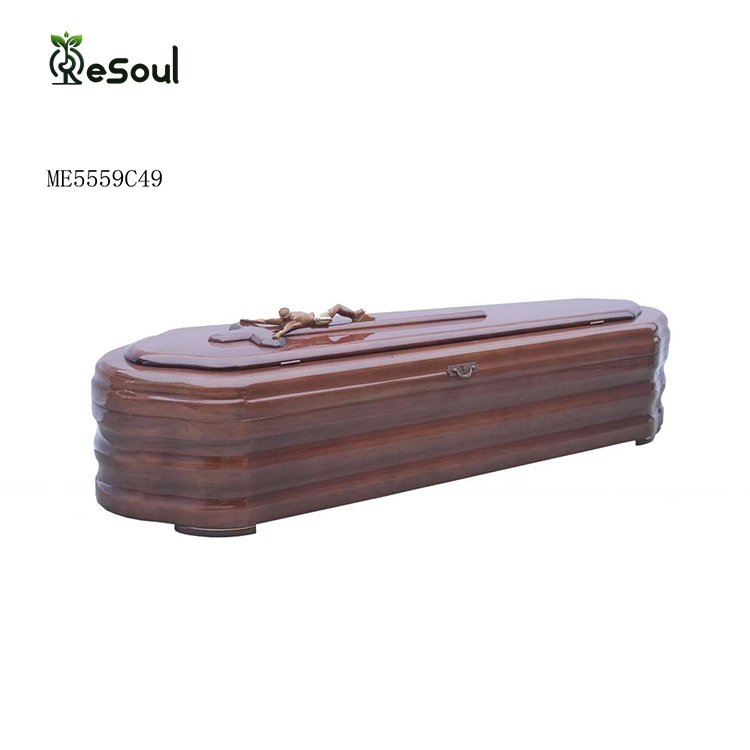 Customized Solid Wood Coffin with Engraved Details - resoulwood.com