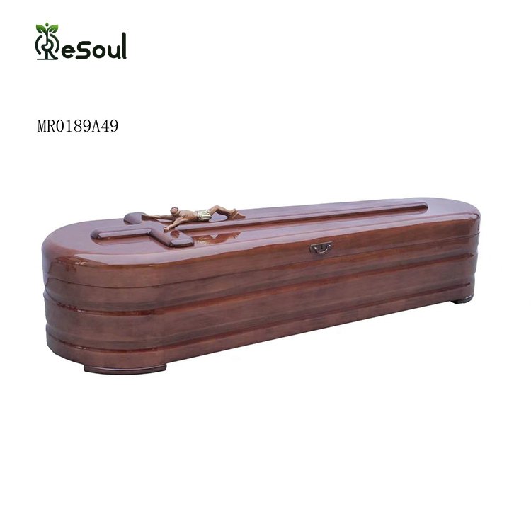 Customized Solid Wood Coffin with Engraved Details - resoulwood.com
